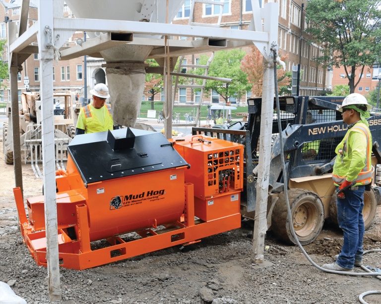 Hydraulic and Manual Mixers for Masonry Contractors. Made in OH