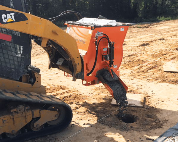 Skid Steer Mobile Mud Hog Mixers for Masonry Material